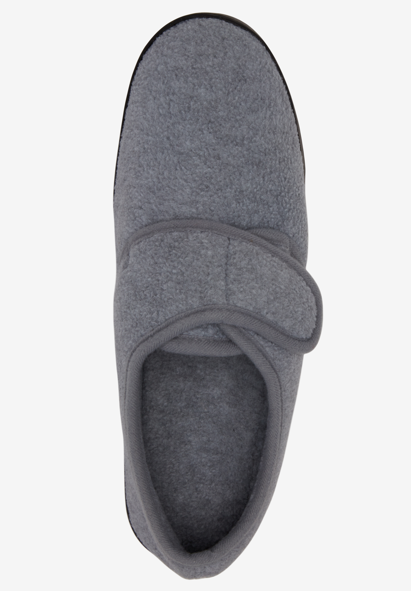 Kingsize Men's Big & Tall Adjustable Fleece Slippers | eBay