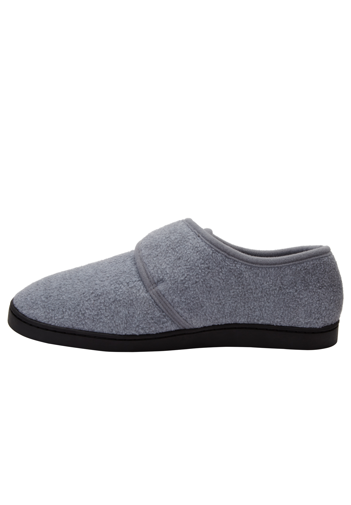 Kingsize Men's Big & Tall Adjustable Fleece Slippers | eBay