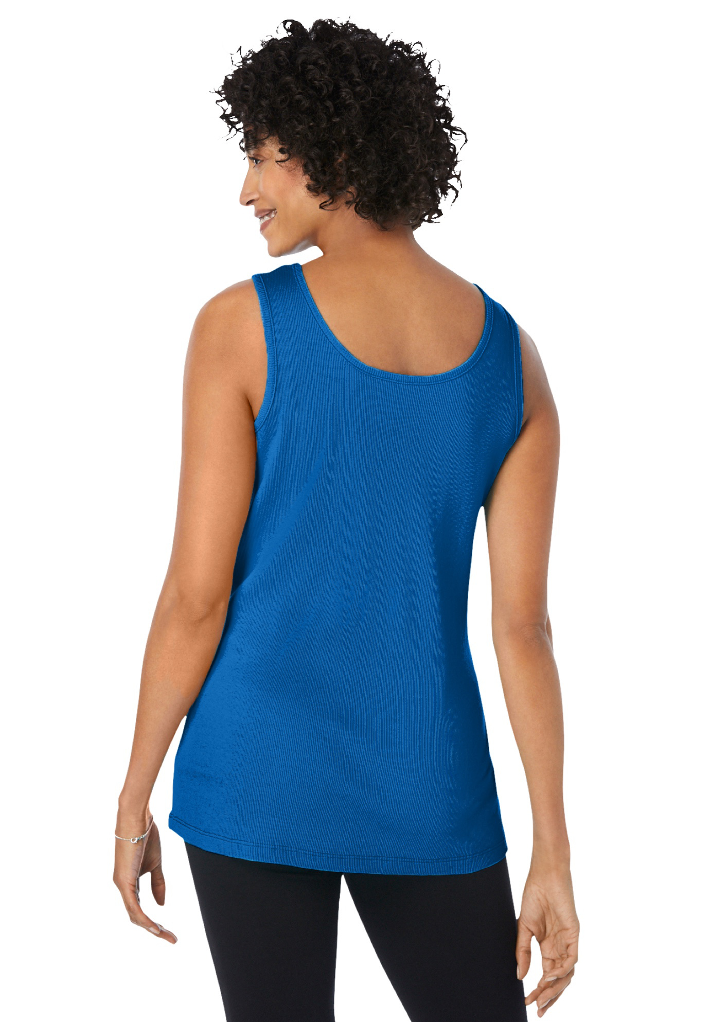 Woman Within Women's Plus Size Rib Knit Tank Top | eBay