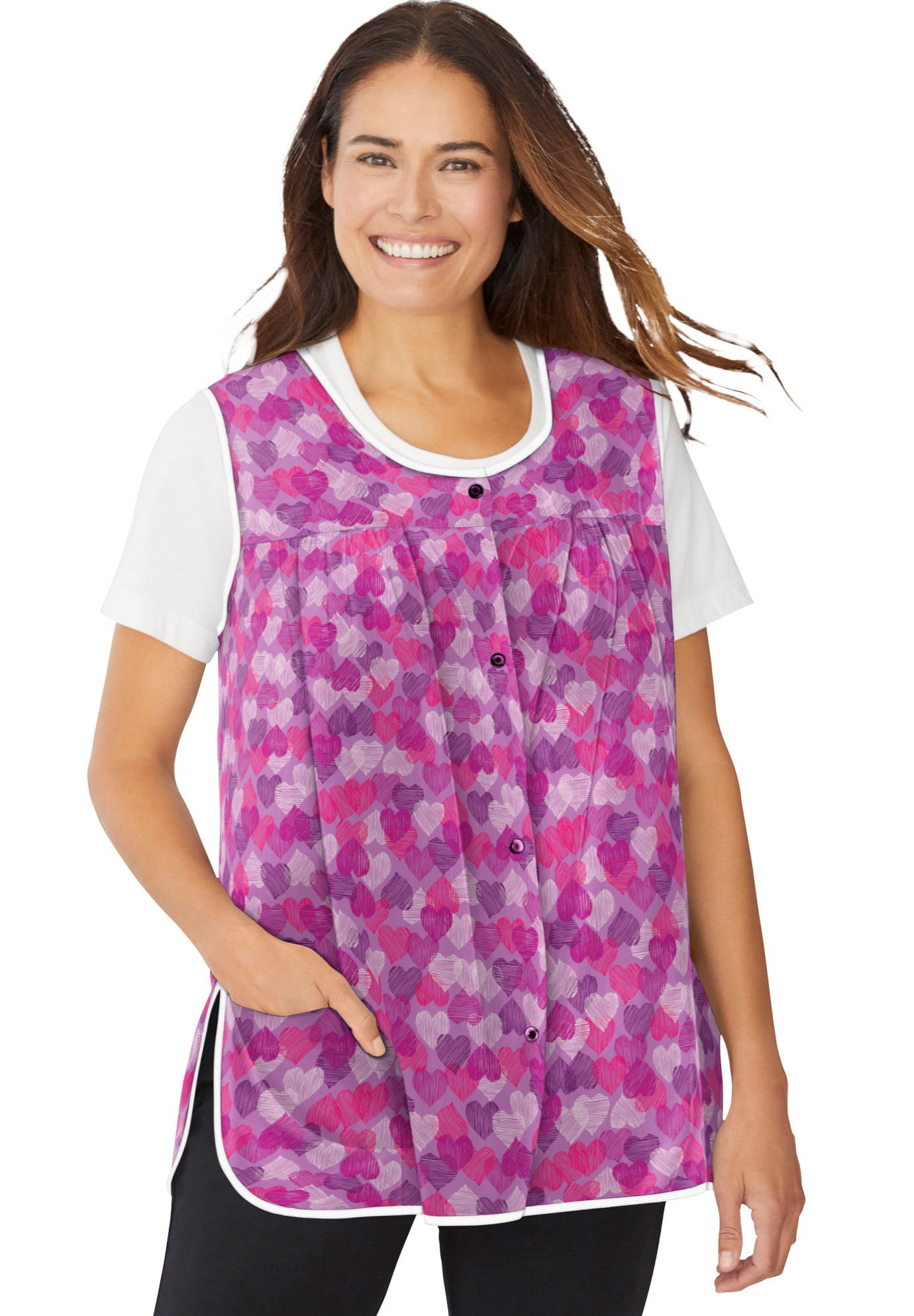 Only Necessities Women's Plus Size Snap-Front Apron | eBay