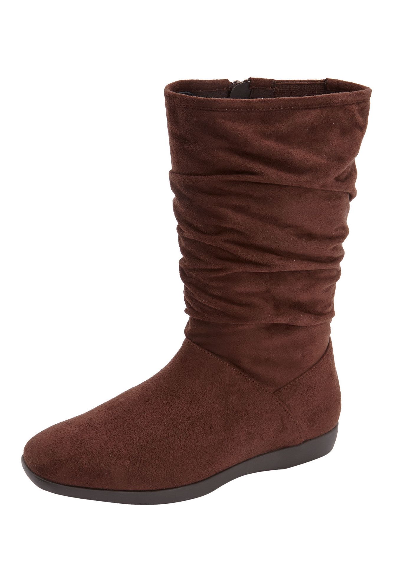 Comfortview Women's (Wide Widths Available) The Aneela Wide Calf Boot ...
