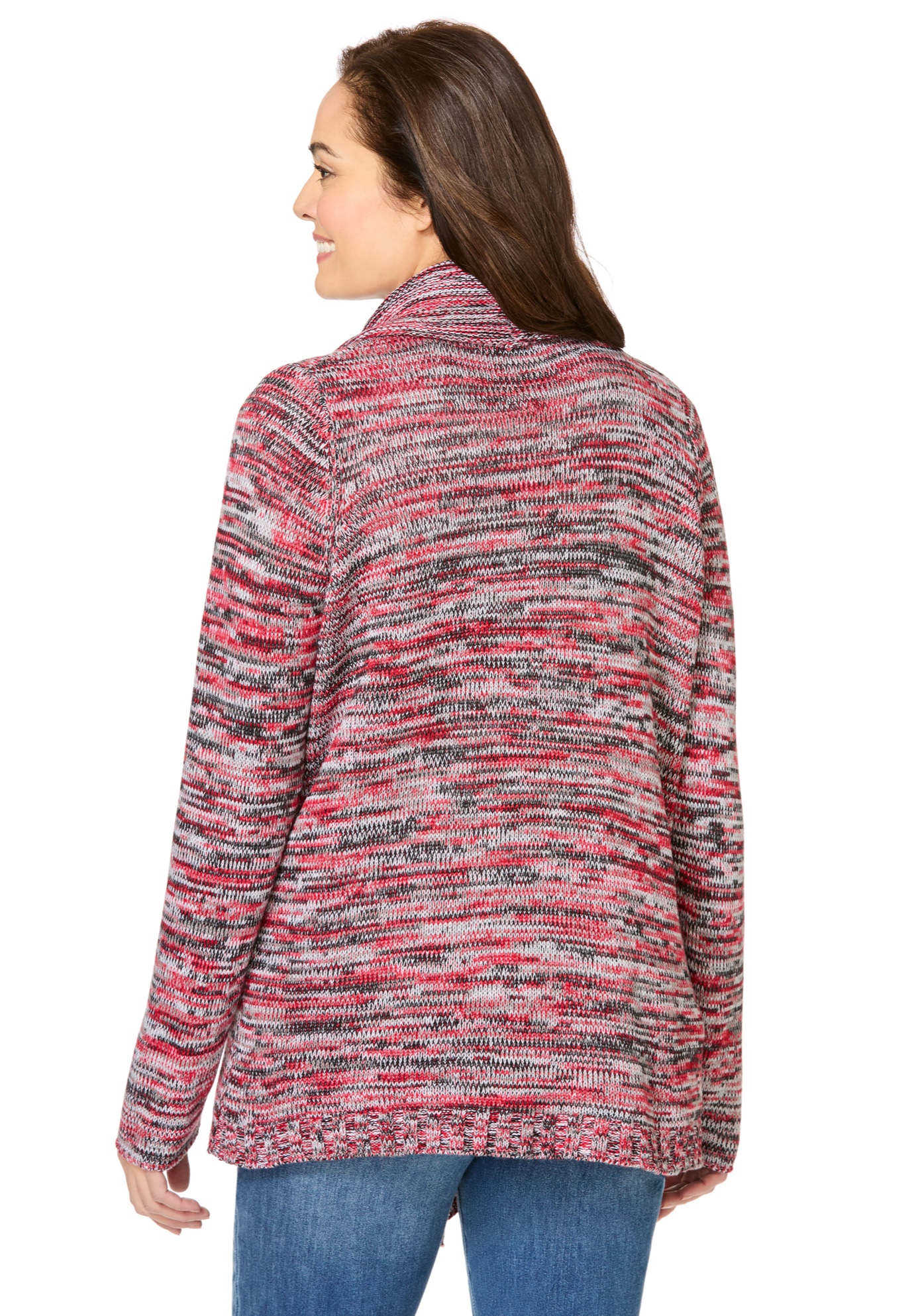Woman Within Plus Size Multi Marled Cardigan | eBay
