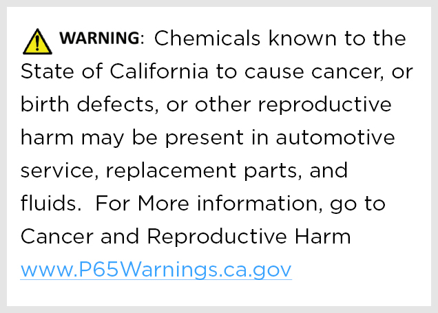 Proposition 65 Information | FCP Euro