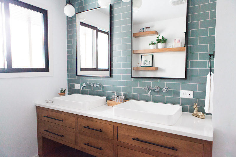 Rustic Flagstone Bathroom | Fireclay Tile
