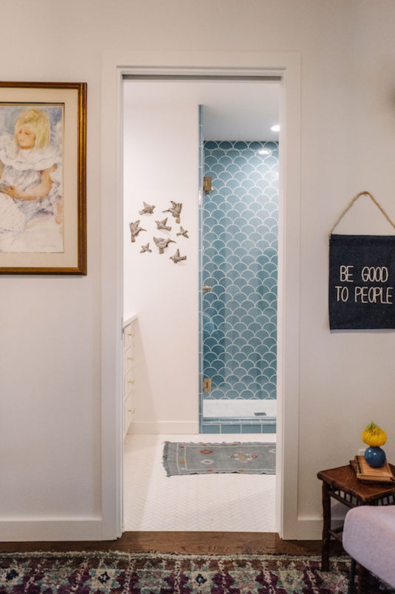 Jessica Honegger: Blue Ogee Drop Bathroom | Fireclay Tile
