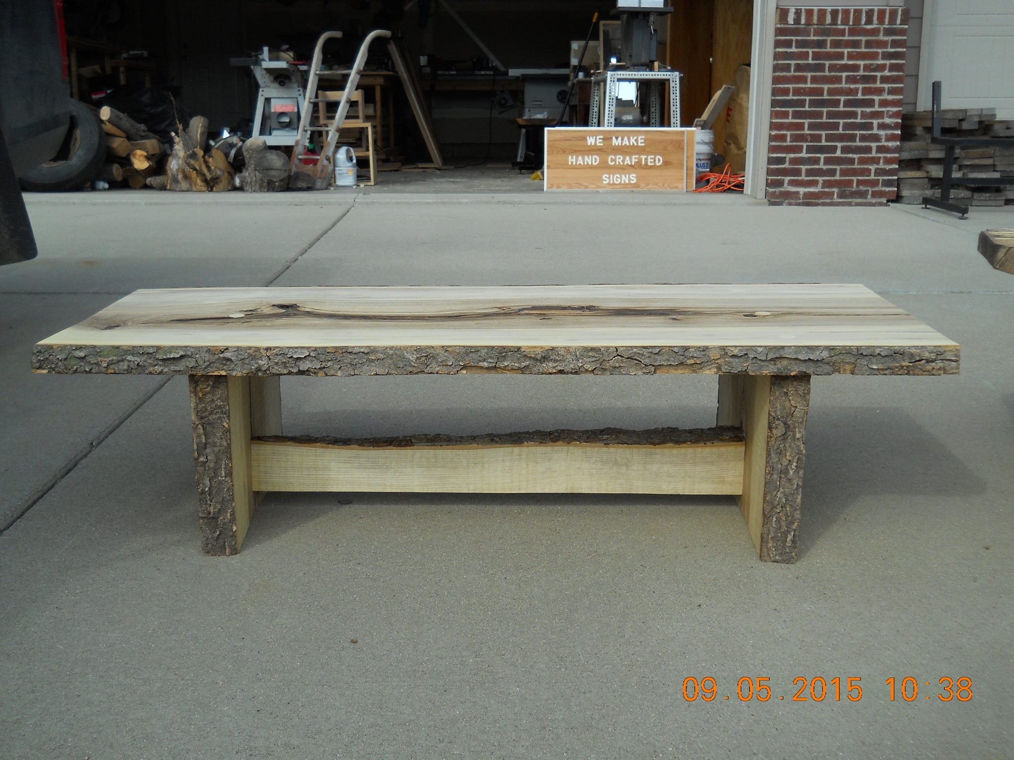 Hackberry wood coffee table - Sioux Falls, South Dakota