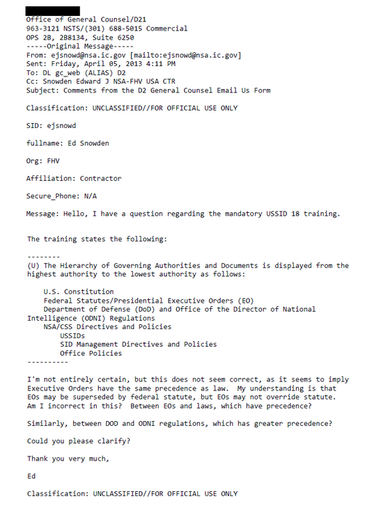 The documents Edward Snowden forgot to steal - FedScoop
