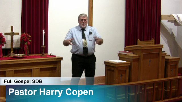 Guest Speaker Pastor Harry Copen - Full Gospel SDB