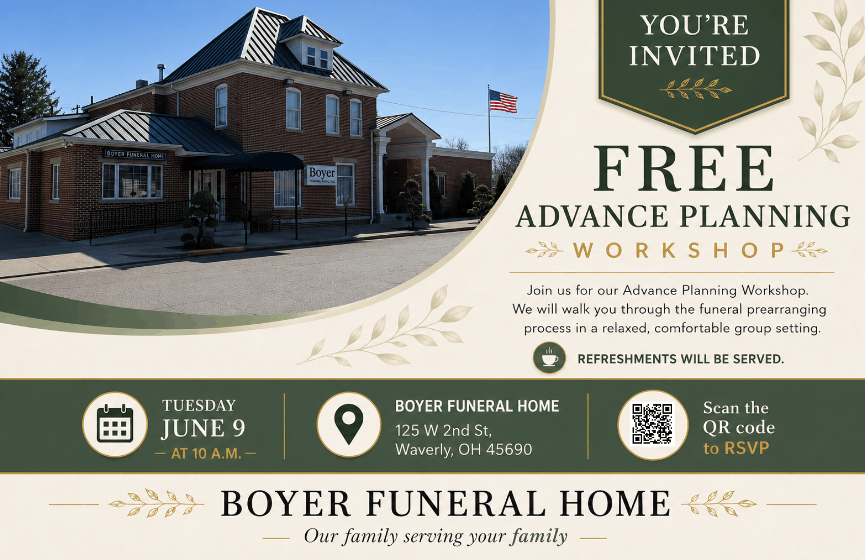 Waverly & Piketon, OH Funeral Home & Cremation | Boyer Funeral Home