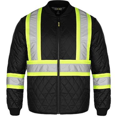 Custom CX2 Hi Vis Quilted Freezer Jacket - Coastal Reign