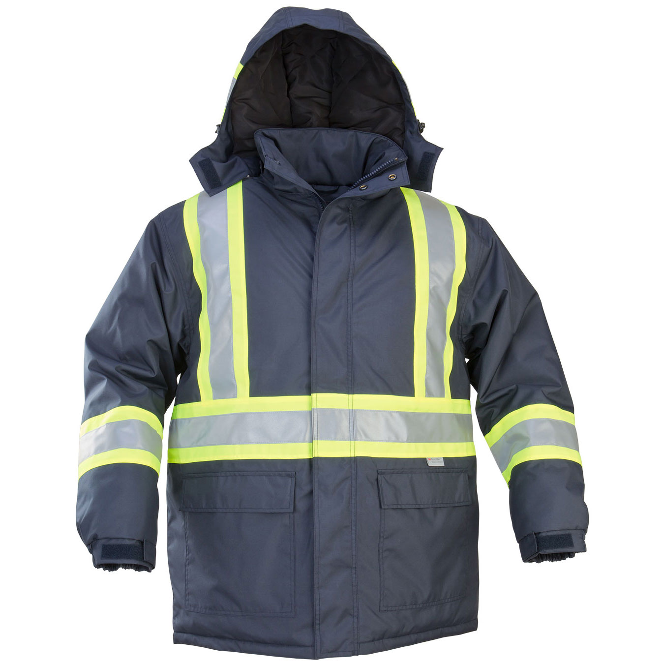 Custom Sumaggo Heavy Polyester Cotton Winter Parka with Lime ...