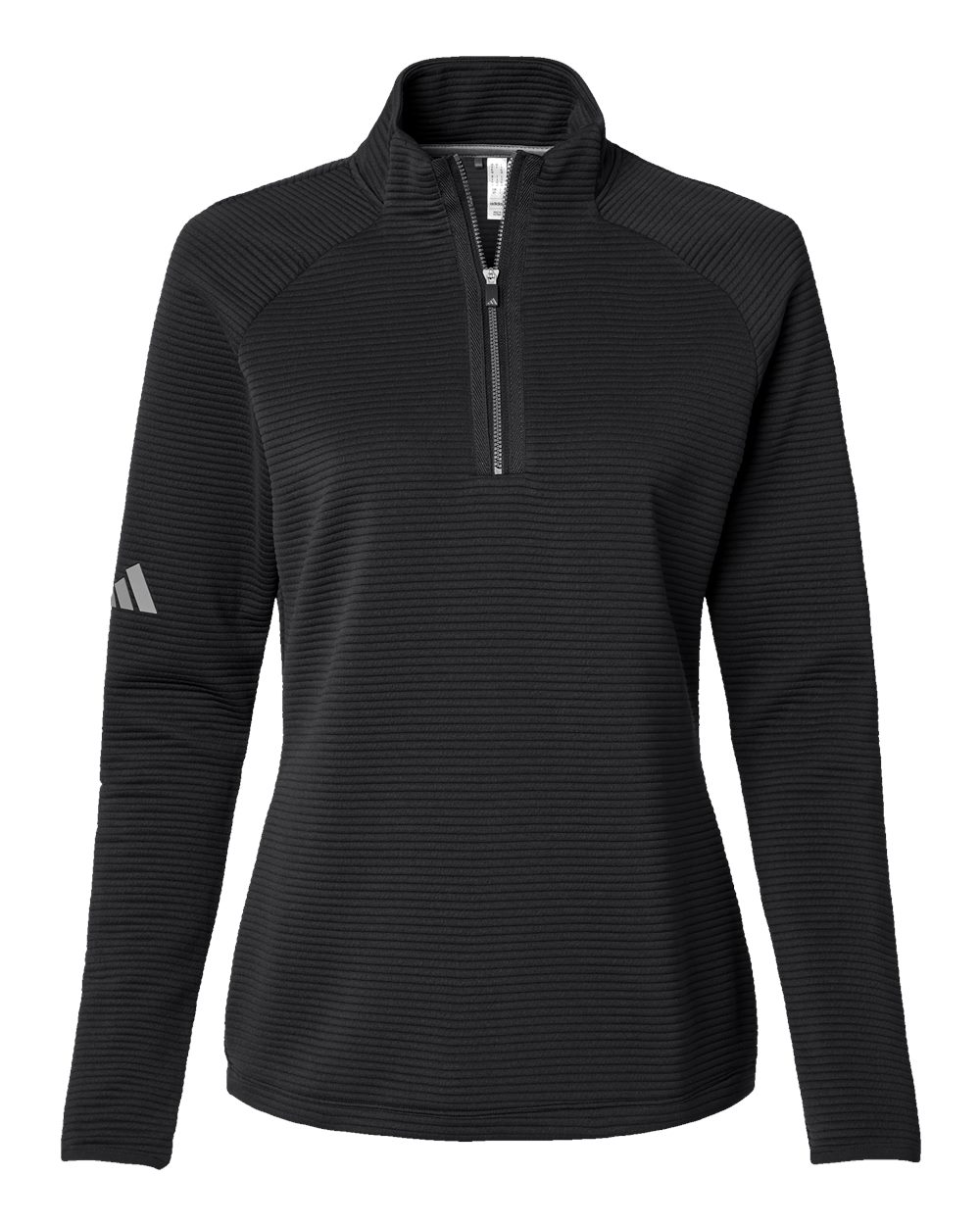 Custom Adidas Womens Spacer Quarter Zip Pullover - Coastal Reign