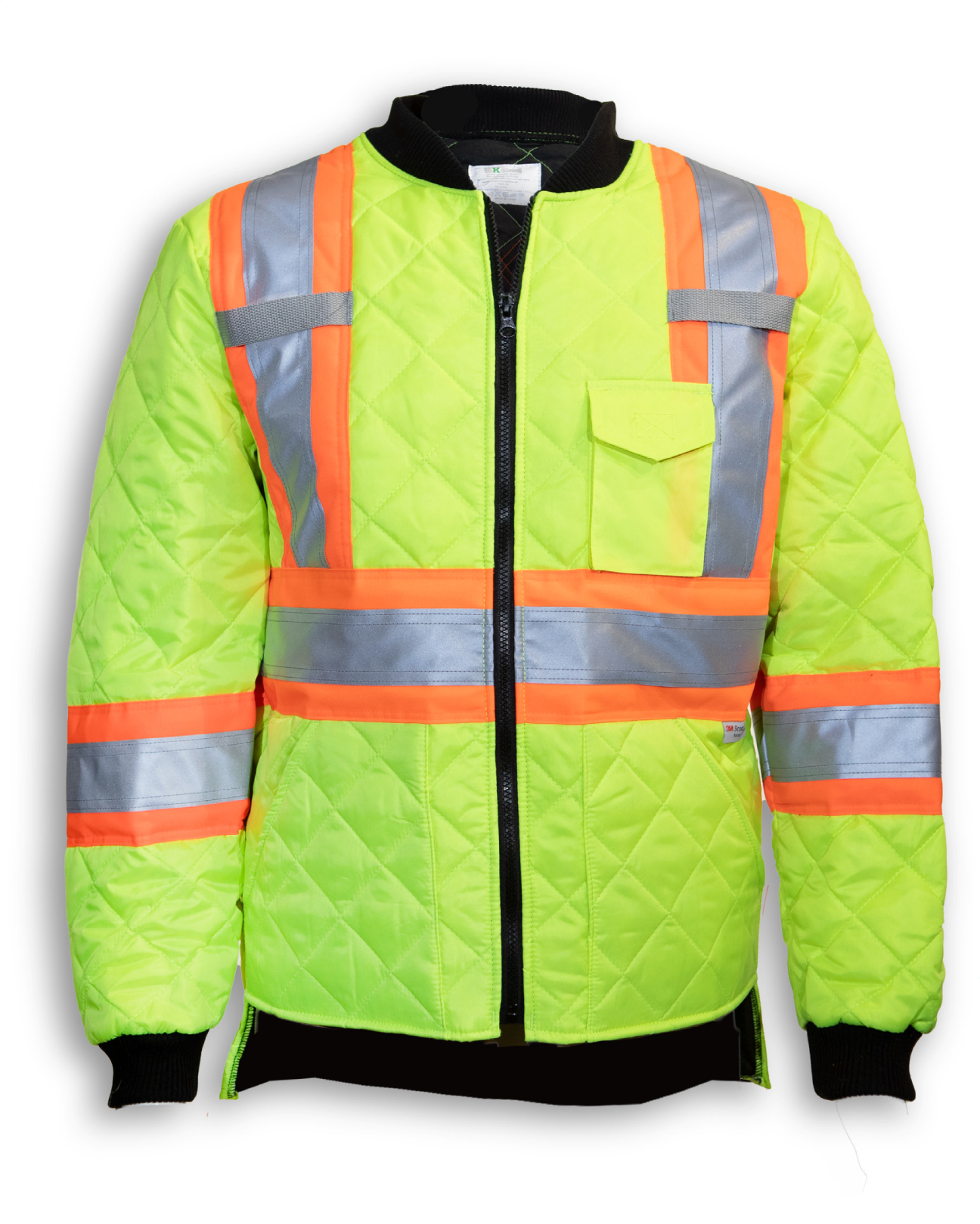 Custom Big K Quilt Polyester Traffic Safety Jacket - Coastal Reign