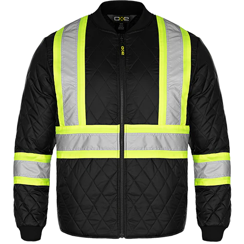 Custom CX2 Hi Vis Quilted Freezer Jacket - Coastal Reign