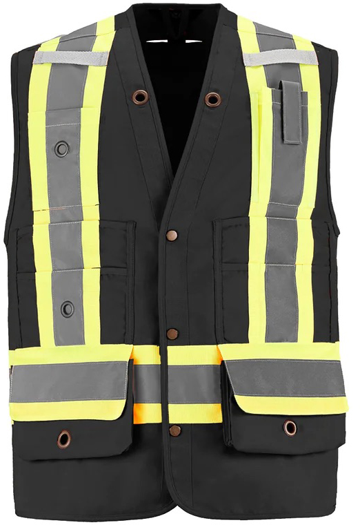 Custom CX2 High Vis Surveyor Safety Vest - Coastal Reign