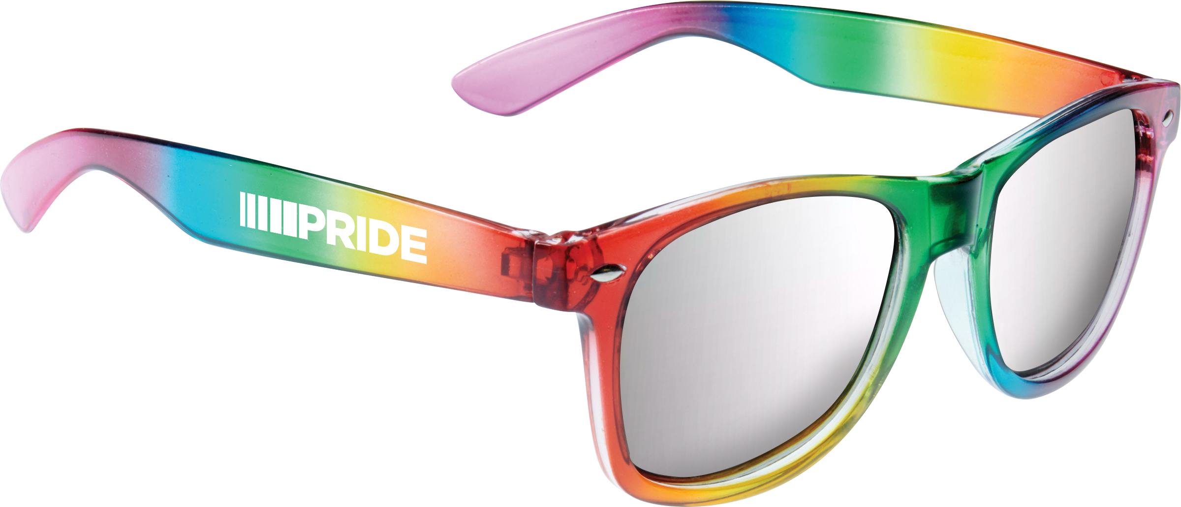 Custom Rainbow Sun Ray Sunglasses - Coastal Reign
