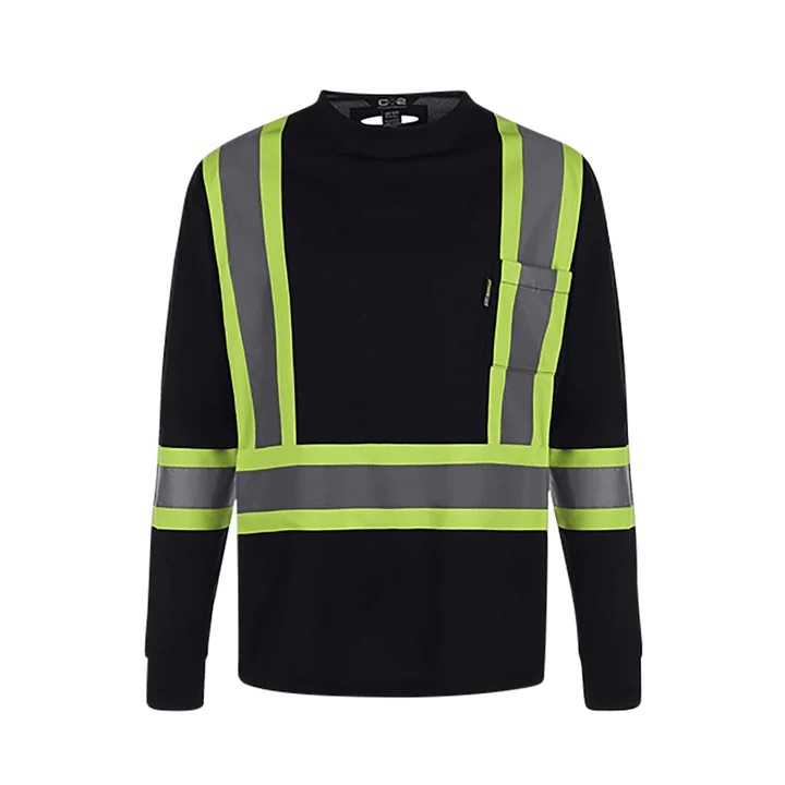 Custom CX2 Lookout Hi Vis Safety Long Sleeve Shirt - Coastal Reign