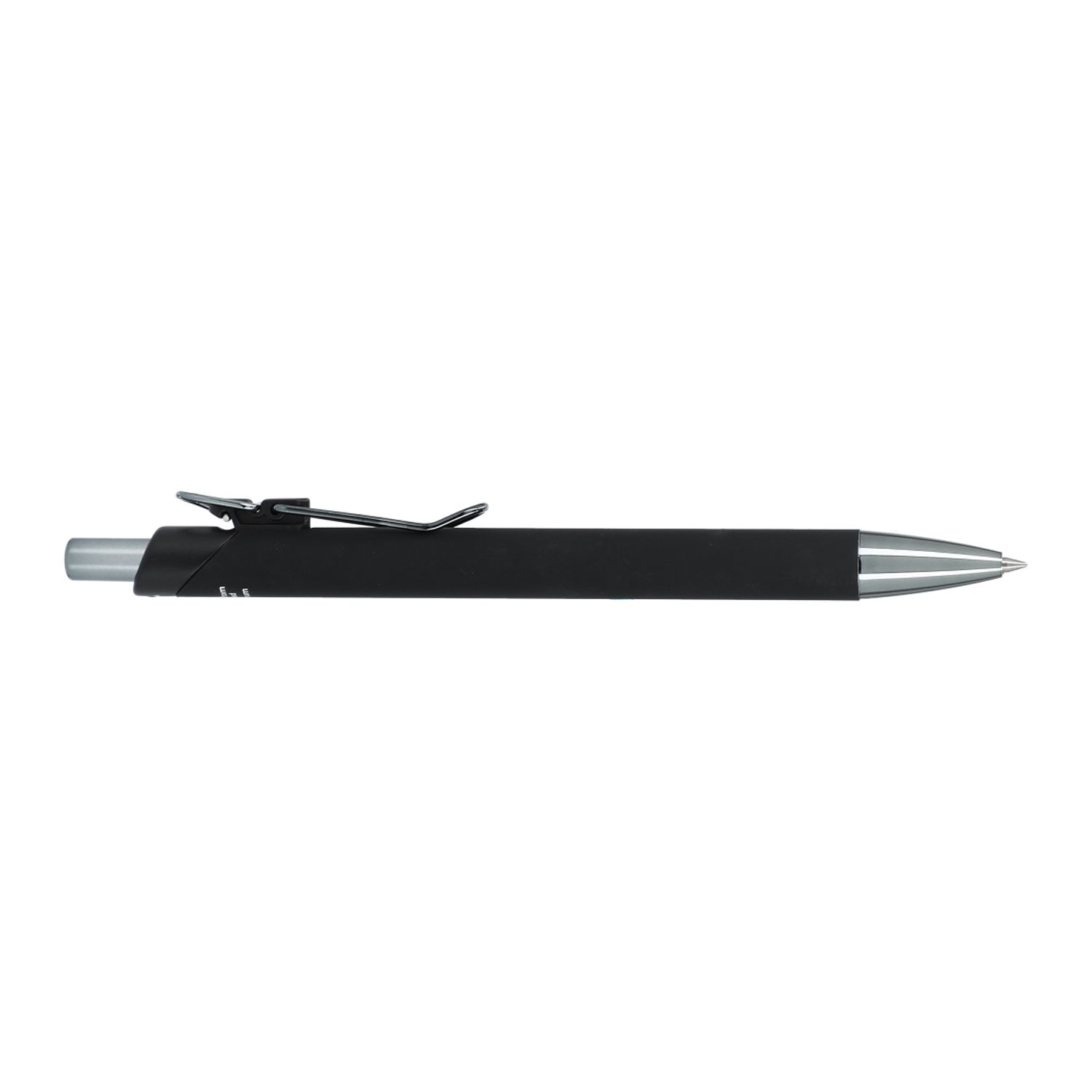 Custom Metallic Recycled Aluminum Soft Touch Gel Pen - Coastal Reign