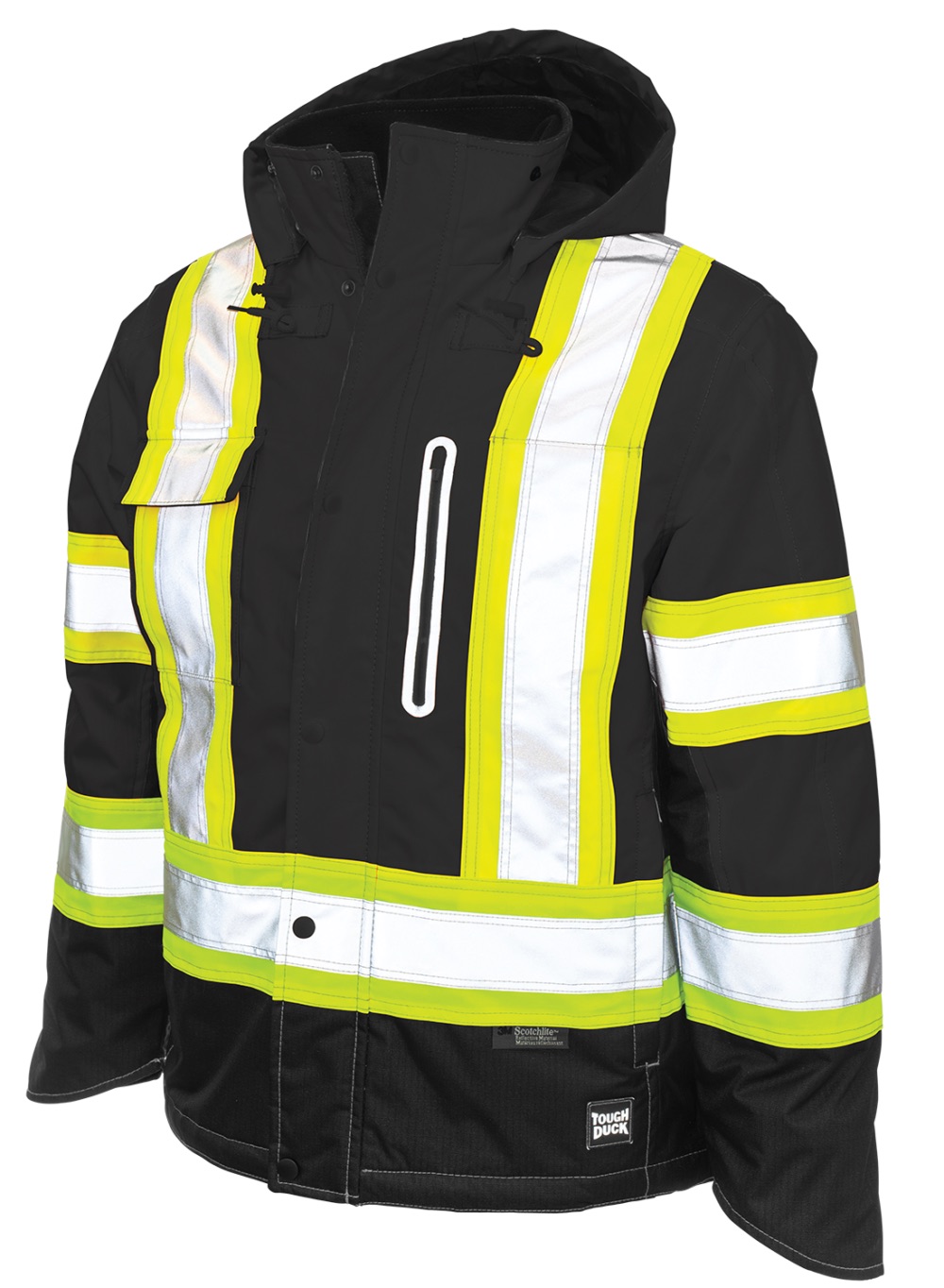 Custom Tough Duck Ripstop Fleece Lined Safety Jacket - Coastal Reign