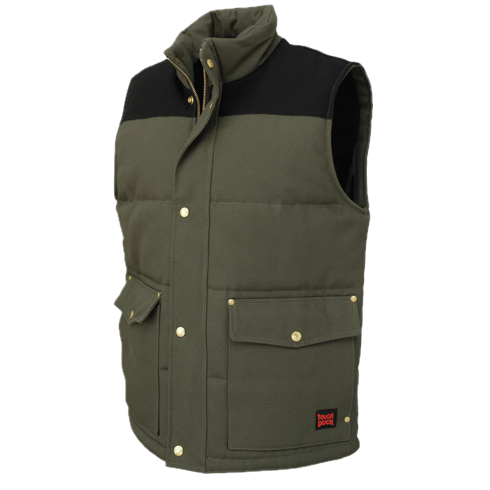 Custom Tough Duck Woodsman Vest - Coastal Reign