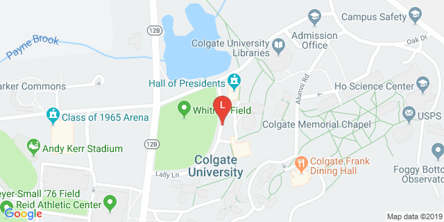 Colgate University Campus Map