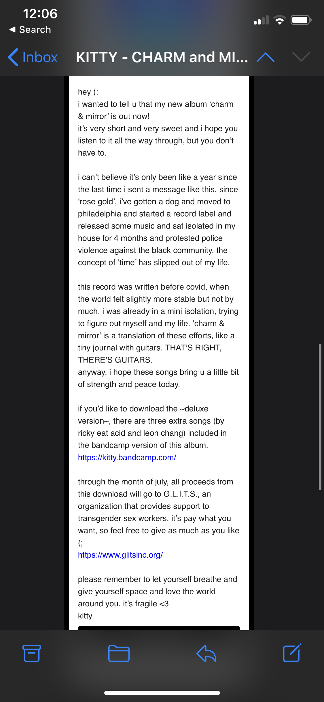 kitty ray - Charm and Mirror Lyrics and Tracklist | Genius