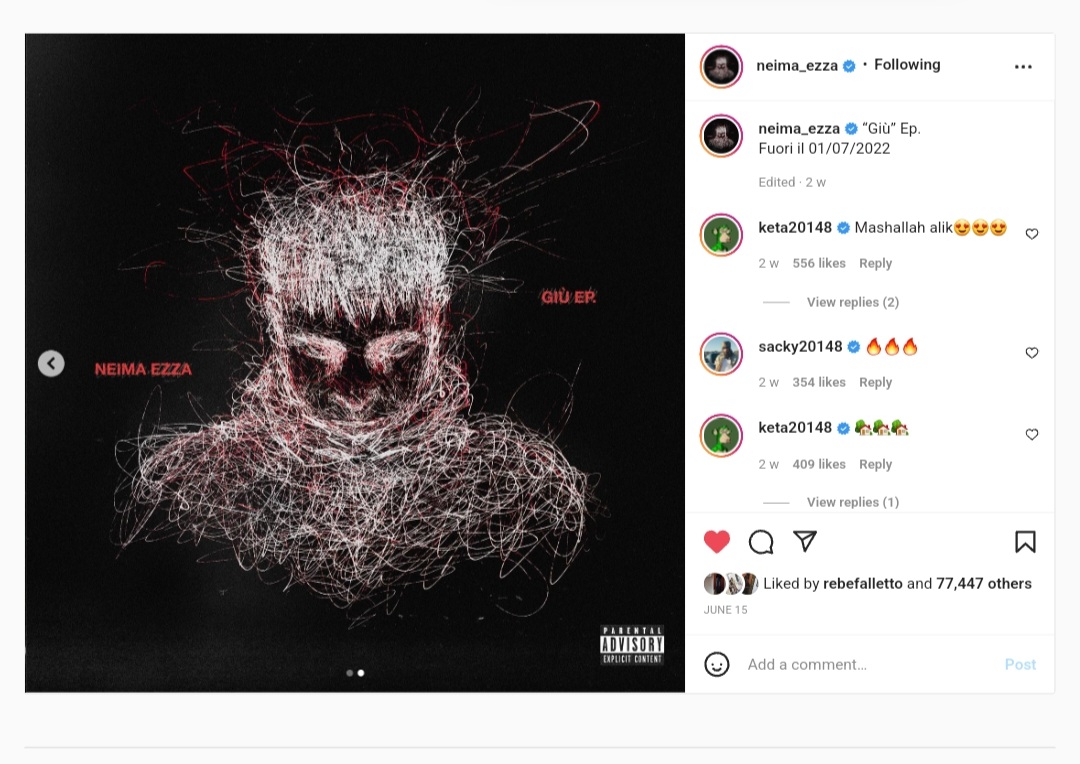 Neima Ezza - Giù - EP Lyrics and Tracklist | Genius