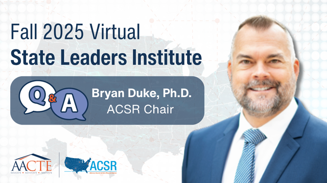 Q&A: ACSR Chair Illustrates Value of State-Level Engagement – Ed Prep ...