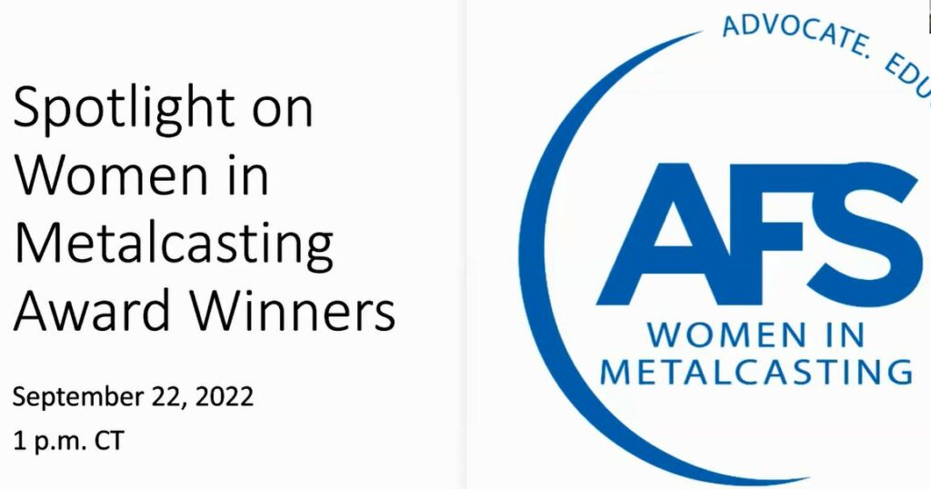 Spotlight on Women in Metalcasting Award Winners – OnLive