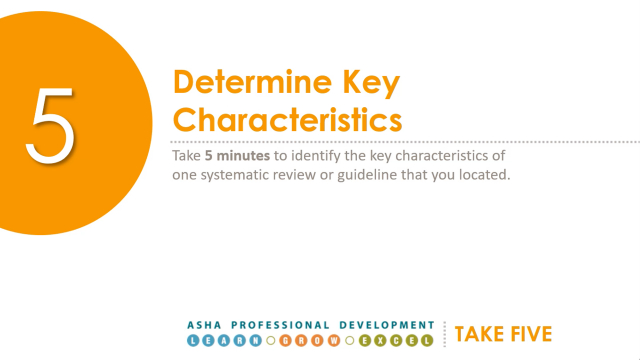 Evidence-Based Decision-Making Series: ASHA’s Evidence Maps 2.5 - ASHA ...