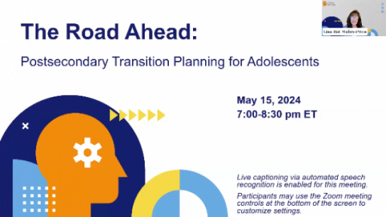 The Road Ahead: Postsecondary Transition Planning for Adolescents ...