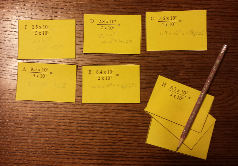 Eighth Grade Lesson Dividing Numbers In Scientific Notation