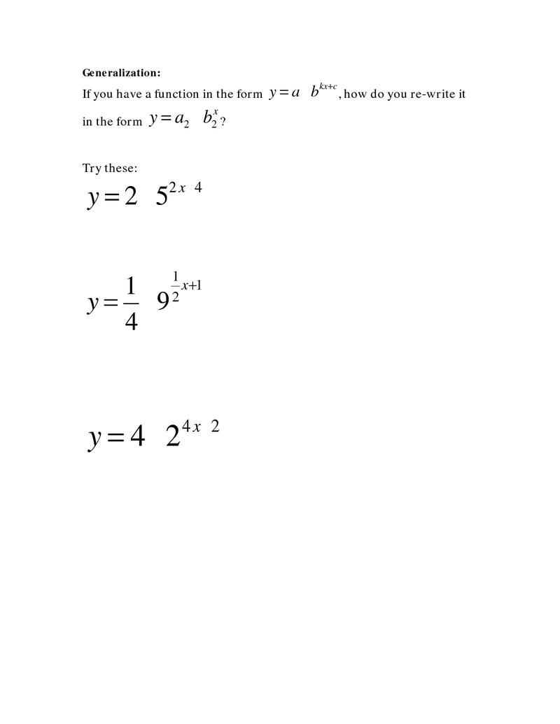 Eleventh Grade Lesson Graph Exponential Functions Summative Assessment