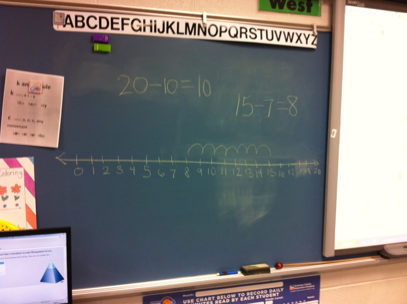 First Grade Lesson Use Number Line For Subtraction BetterLesson