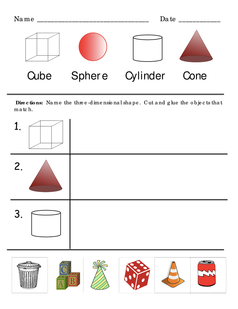 Kindergarten Lesson Reviewing 3 D Shapes BetterLesson