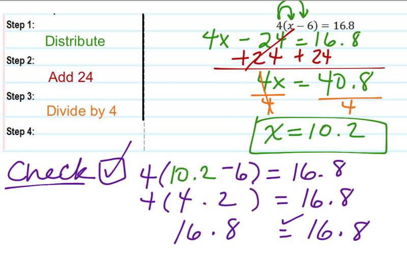 Seventh grade Lesson Distribute to Solve | BetterLesson