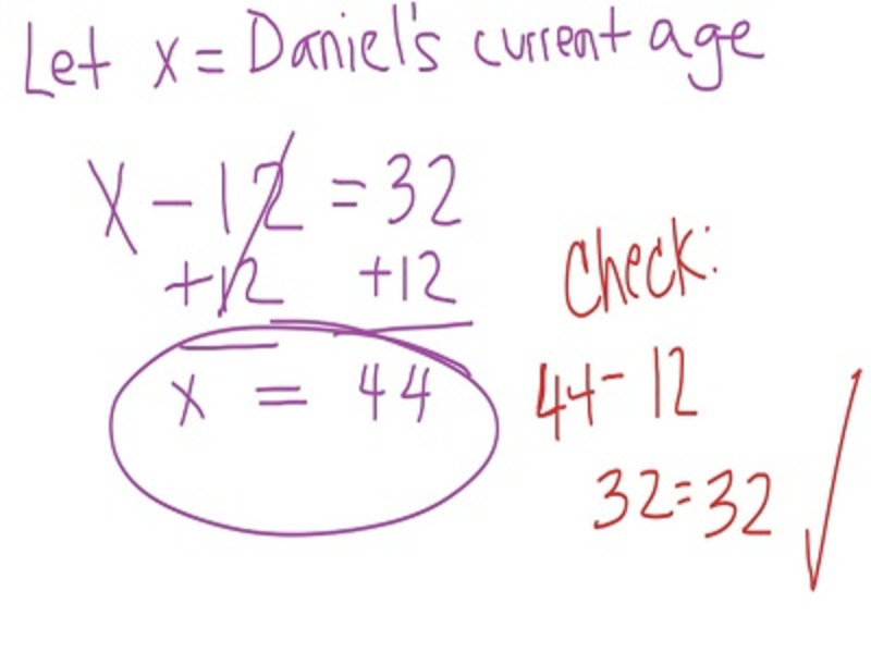 Ninth grade Lesson Creating Equations to Solve Problems