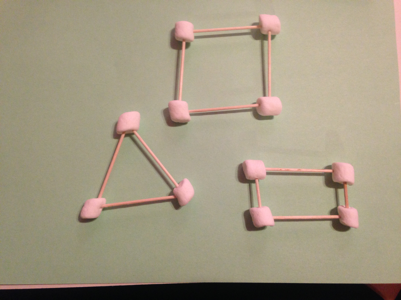 Kindergarten Lesson Building Shapes- Review of 2D Shapes