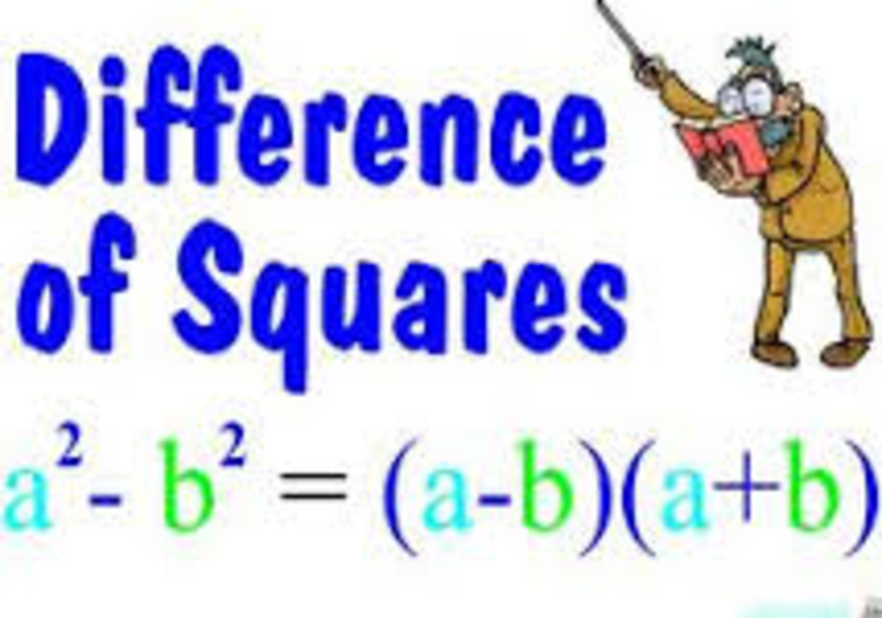 Eighth grade Lesson Factoring difference of perfect squares