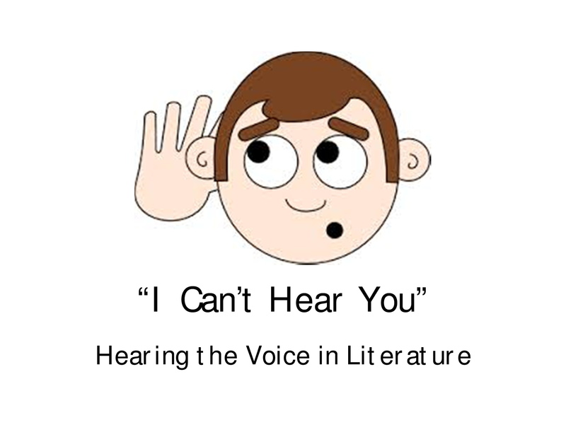 Third grade Lesson I Can't Hear You: How Voice Develops Character