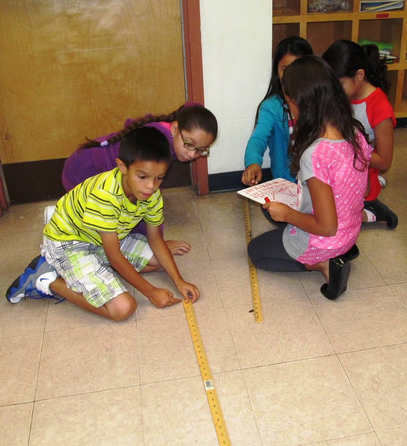 Third grade Lesson Measuring Our Classroom's Perimeter and Area!