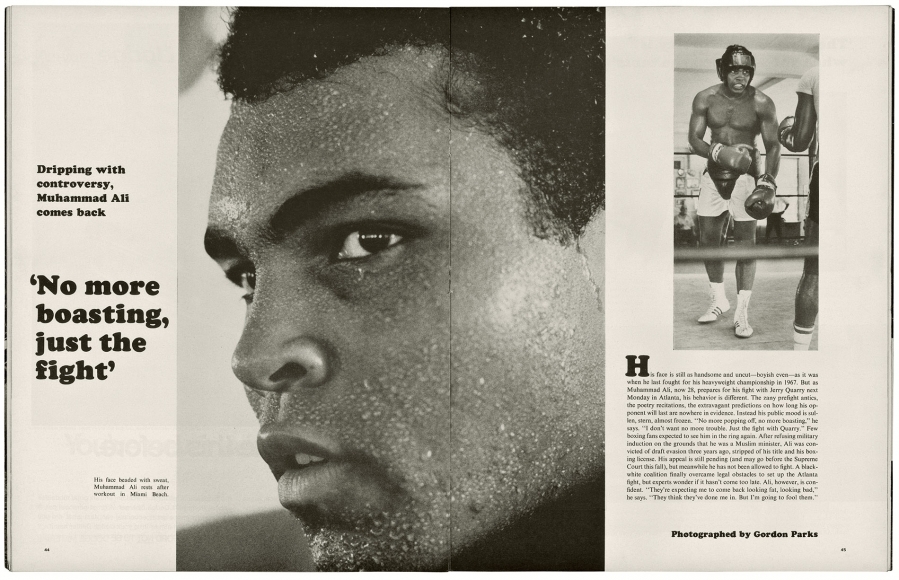 Muhammad Ali, 1966/1970 - Photography Archive - The Gordon Parks Foundation