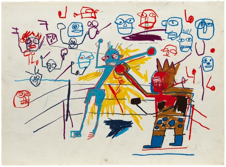 Jean-Michel Basquiat Drawing - Work from the Schorr Family Collection ...
