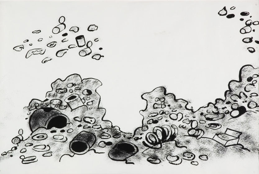 Mike Kelley: Garbage Drawings - Focus - Archive - Marc Jancou