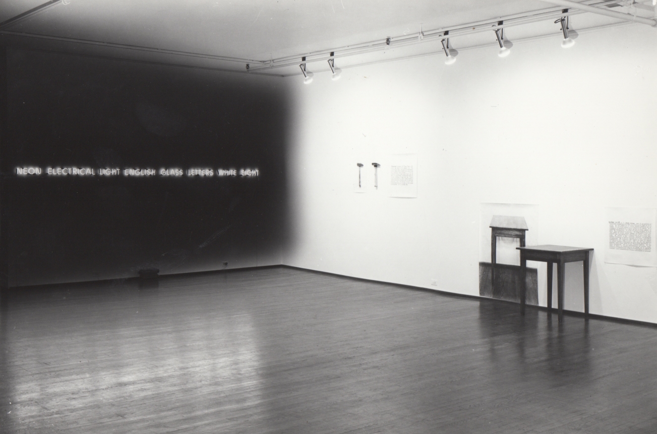 Protoinvestigations 1965 – 1967 - Joseph Kosuth - Exhibitions ...
