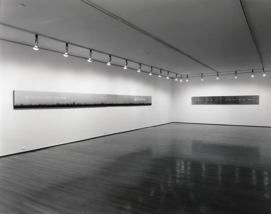 Anamorphic Paintings - Ed Ruscha - Exhibitions - Castelli Gallery