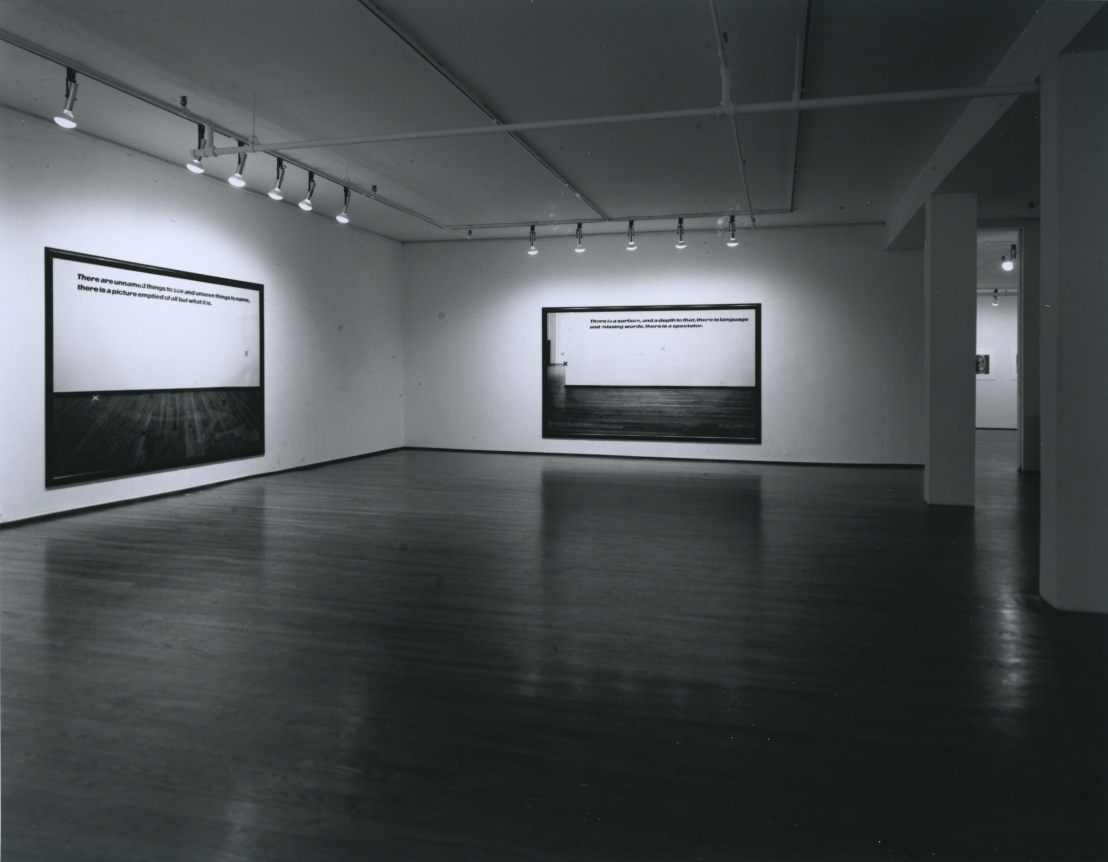 - Joseph Kosuth - Exhibitions - Castelli Gallery