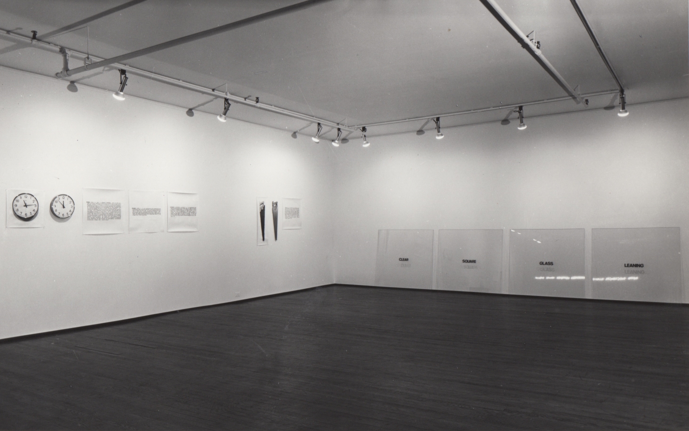 Protoinvestigations 1965 – 1967 - Joseph Kosuth - Exhibitions ...