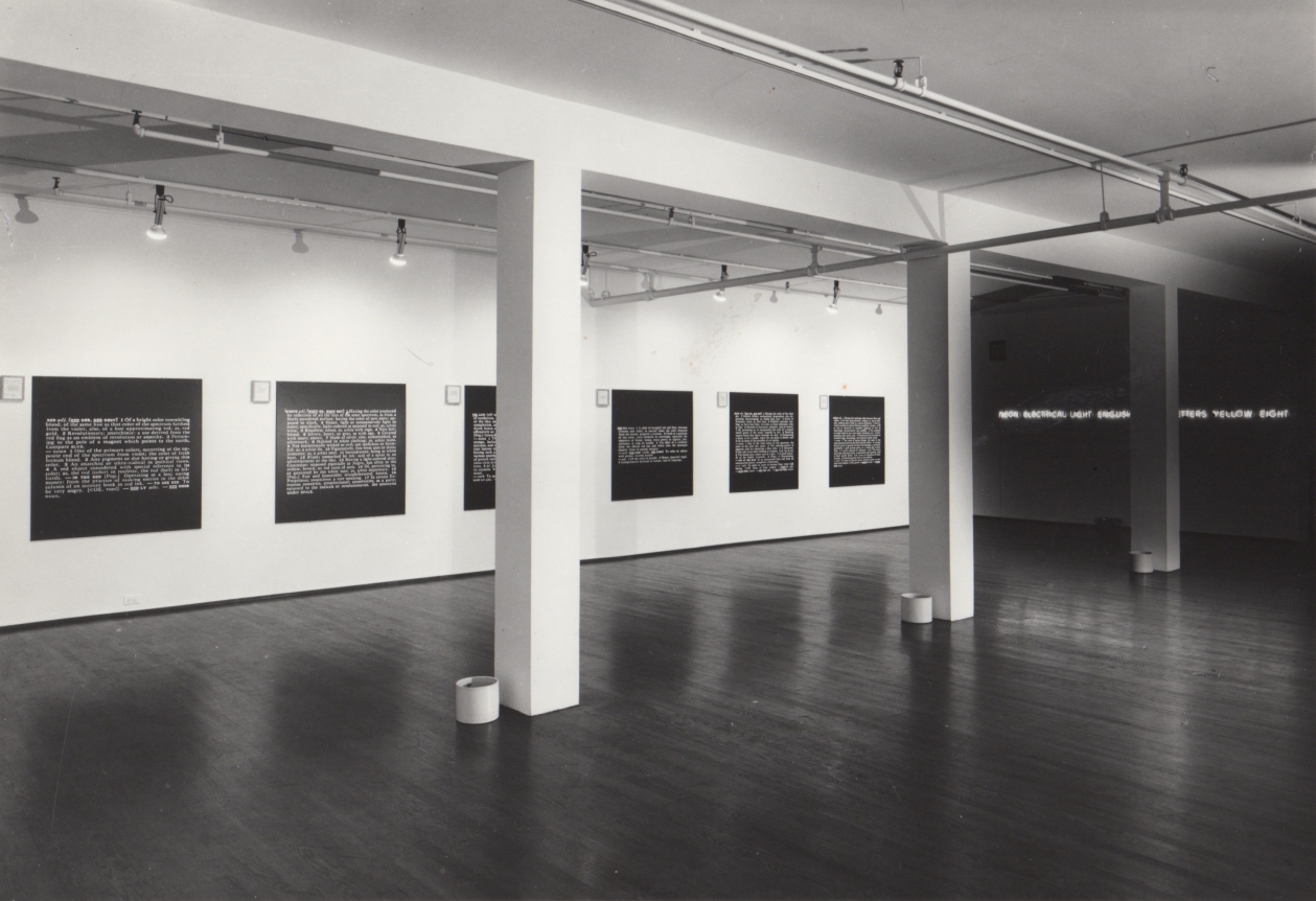 Protoinvestigations 1965 – 1967 - Joseph Kosuth - Exhibitions ...