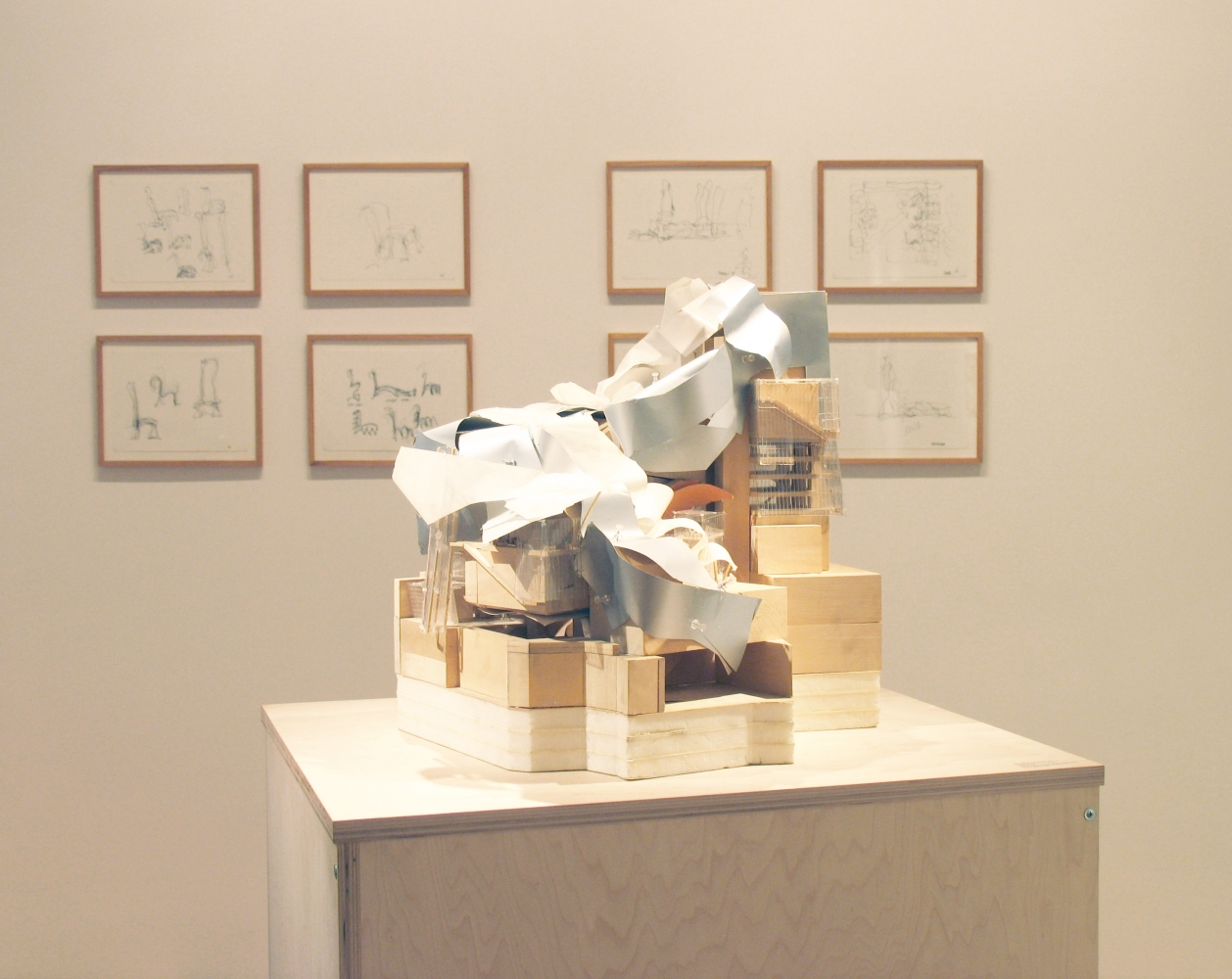 Frank Gehry - Process Models and Drawings - Exhibitions - Leslie Feely